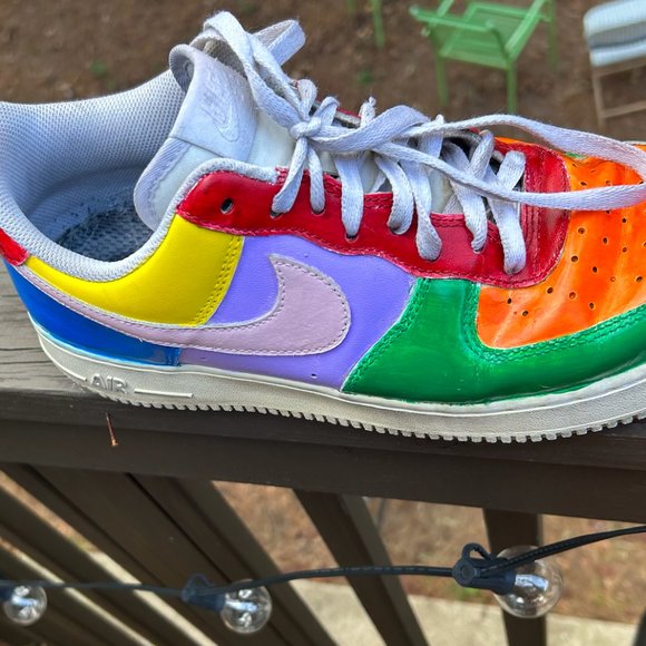 Nike | Shoes | Hand Painted Nike Air Force | Poshmark